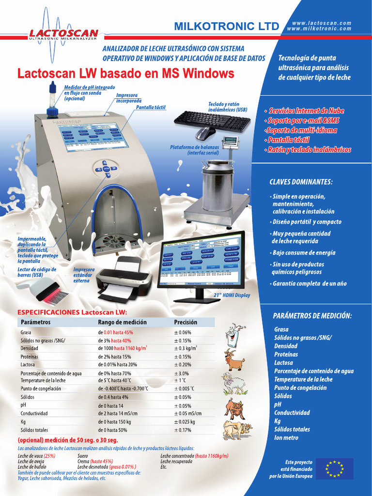 Brochure - LW - ES Lactoscan | PDF