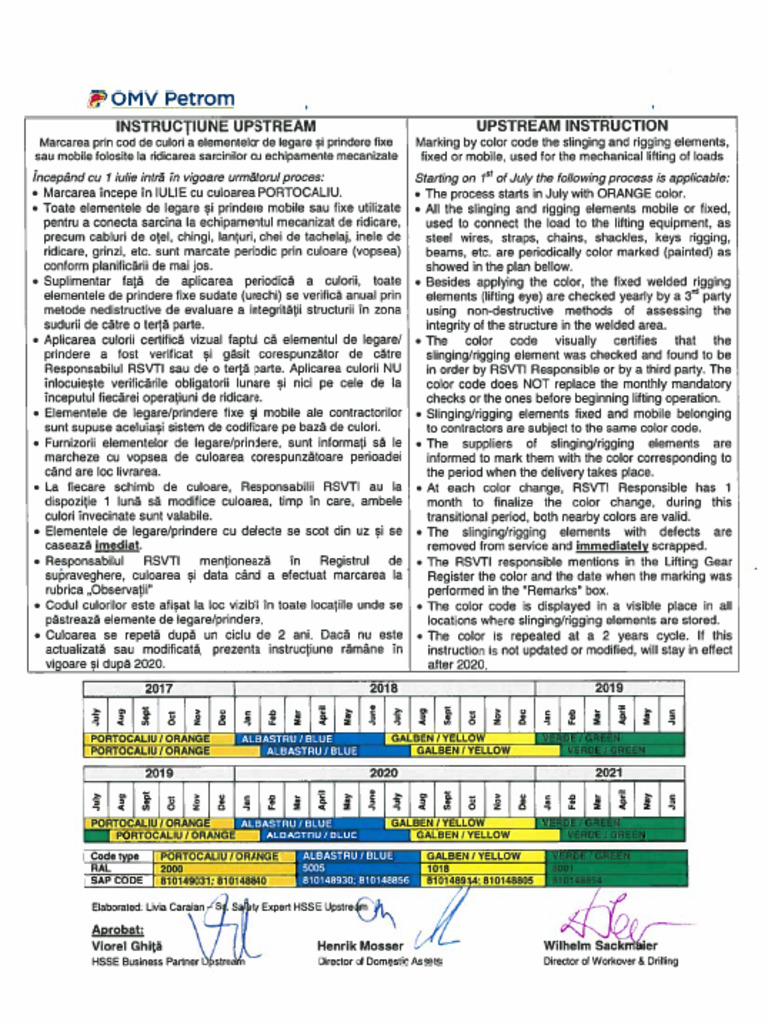 Color Code - Lifting Upstream | PDF