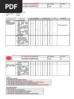 Contoh Format Matriks Kompetensi Karyawan - 01 | PDF