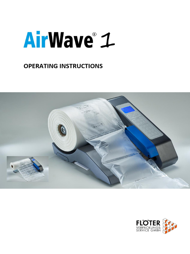 AirWave1 Operating Instructions | PDF | Screw | Machines
