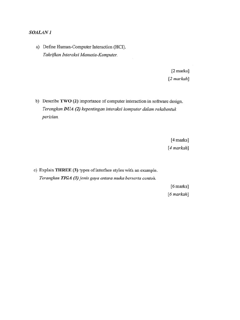 Hci Past Years Set 3 | PDF
