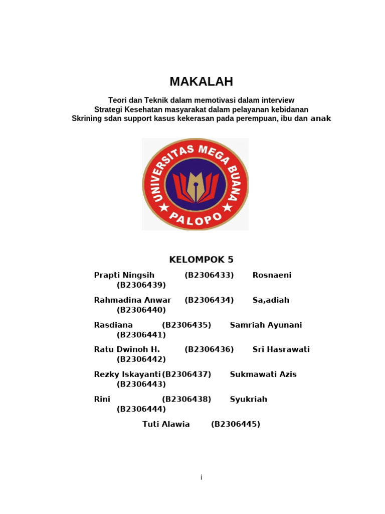 Makalah Kelompok 5 Teori Dan Teknik Dalam Memotivasi | PDF