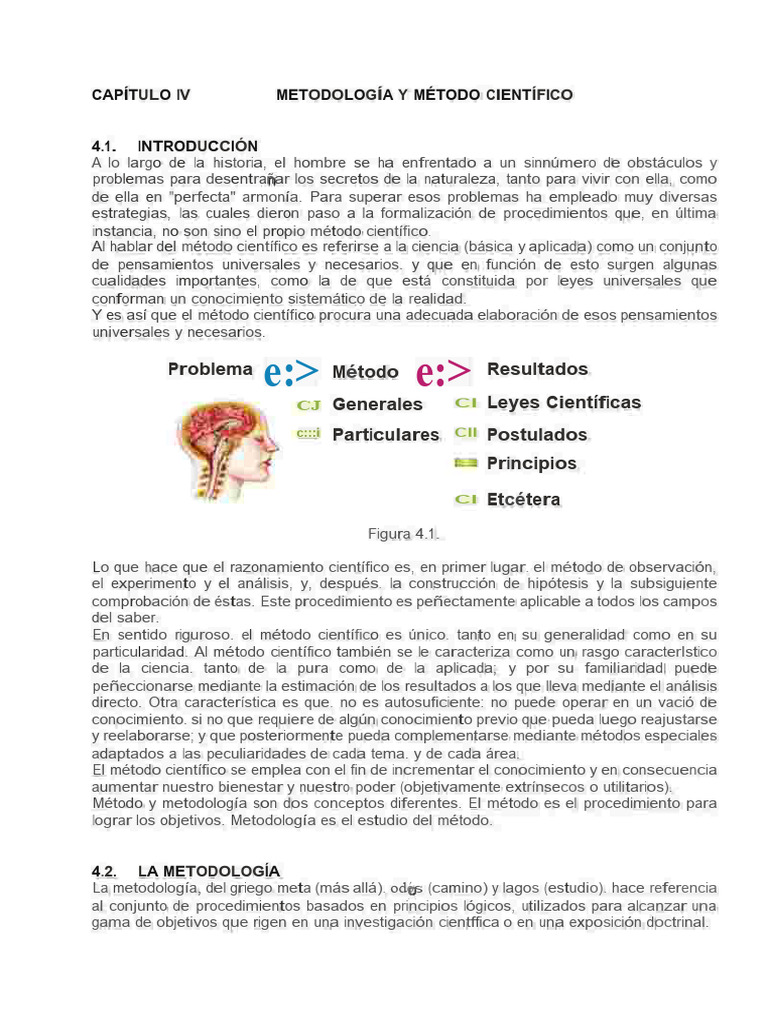Capitulo4 Investigacion | PDF | Método científico | Teoría