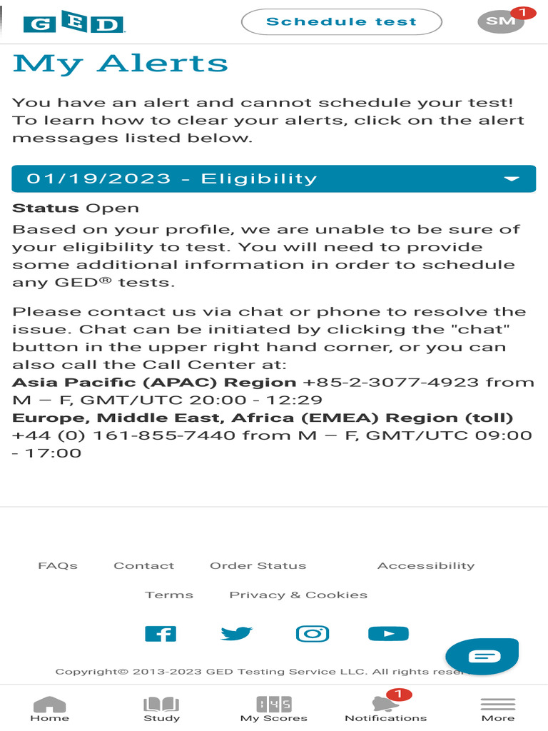 MyGED® My Alerts | PDF | Career & Growth