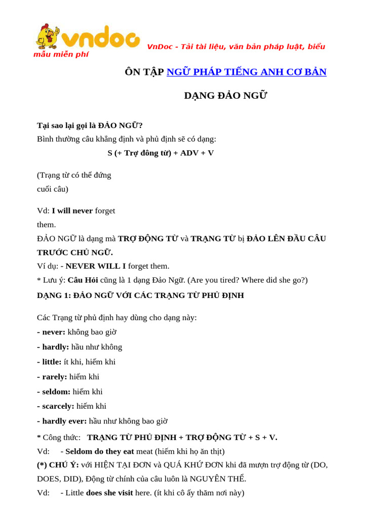 Inversion + Theory & Exercise | PDF