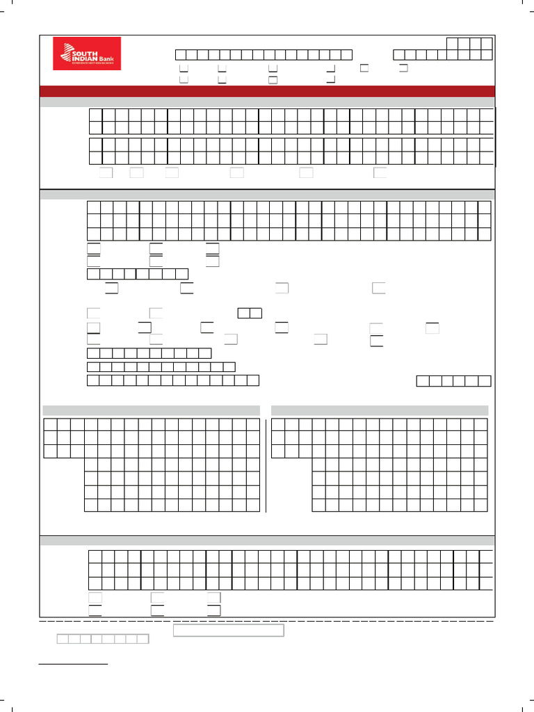 Aof Cum Kyc Form SB CA Resident Individuals | PDF | Cheque | Banks