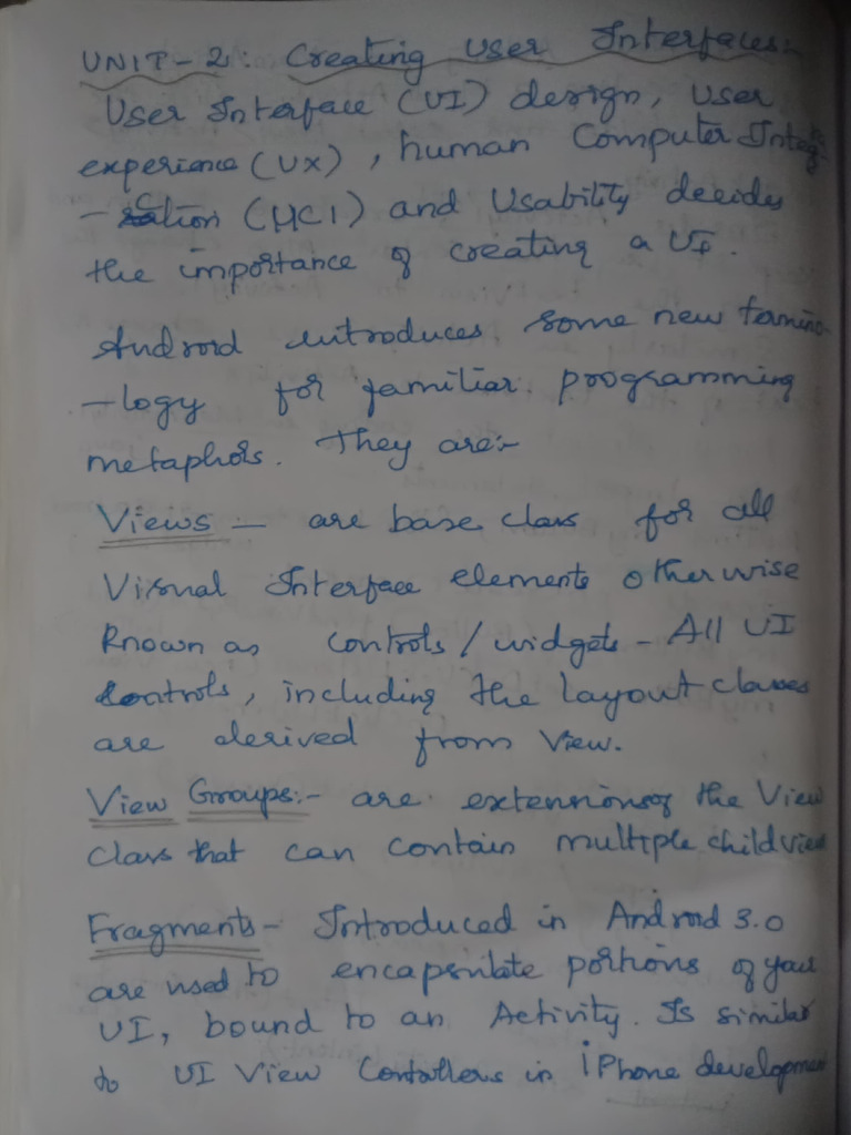 Unit2 Android Programming | PDF