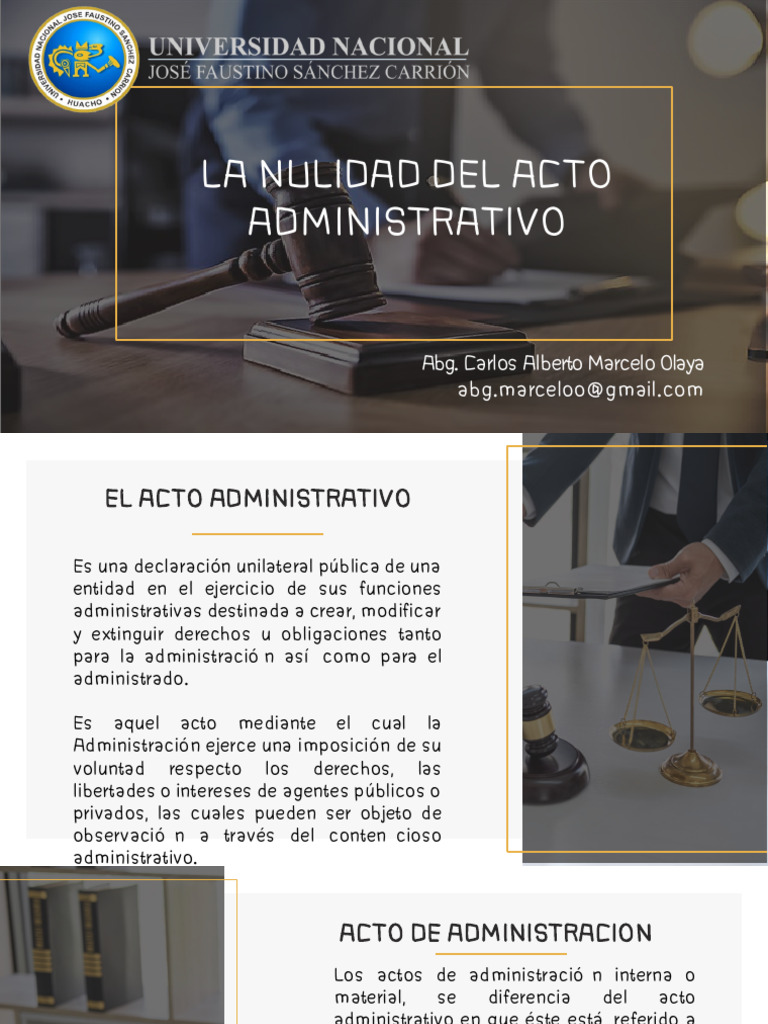 7 NULIDAD DEL ACTO ADMINISTRATIVO Ok | PDF | Nulo (ley) | Justicia