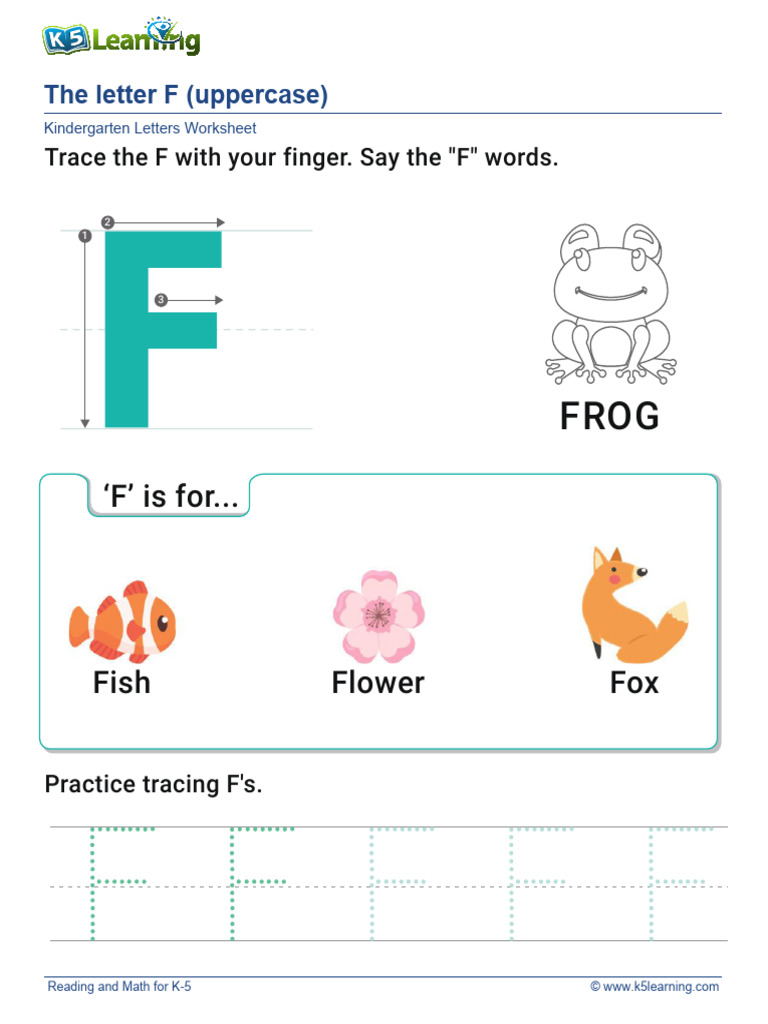 Uppercase Letter F | PDF | Language Arts & Discipline