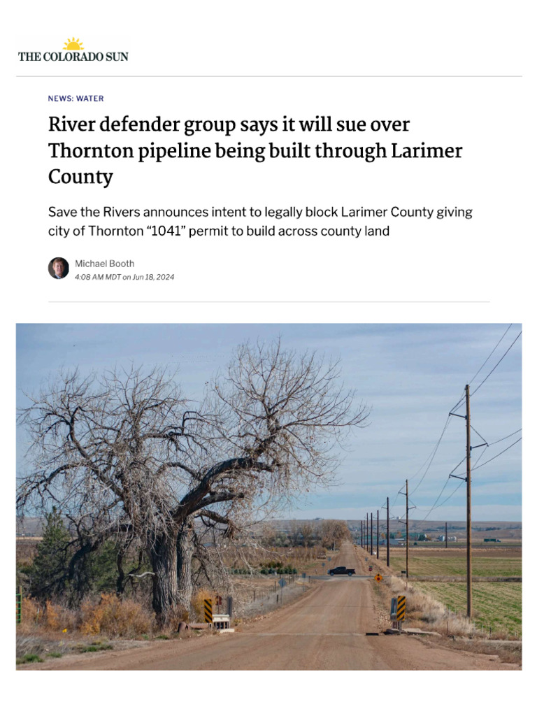 Save The River Lawsuit | PDF
