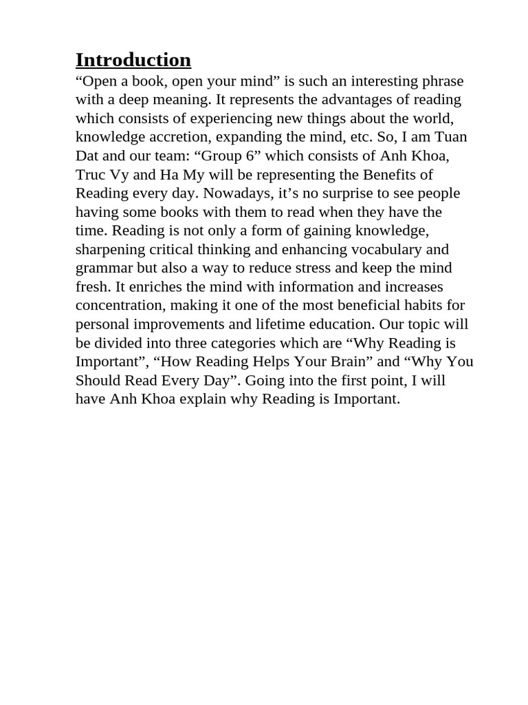 Introduction | PDF | Self-Improvement