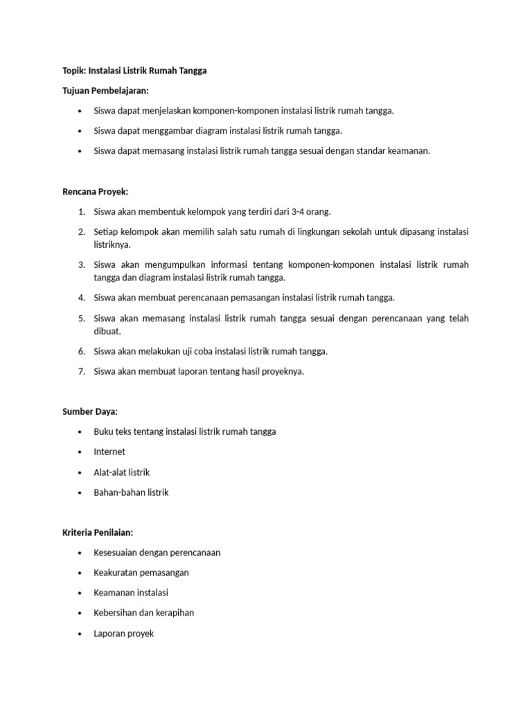 Contoh - PBL TITL | PDF