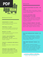 Flydubai Menu Issue 09 | PDF | Drink | Foods