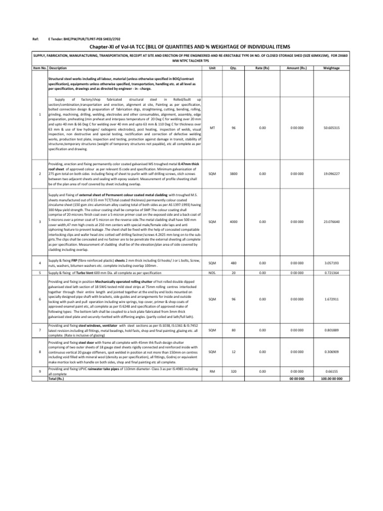 Estimation Sheet For A. Kay Industries | PDF | Welding | Construction