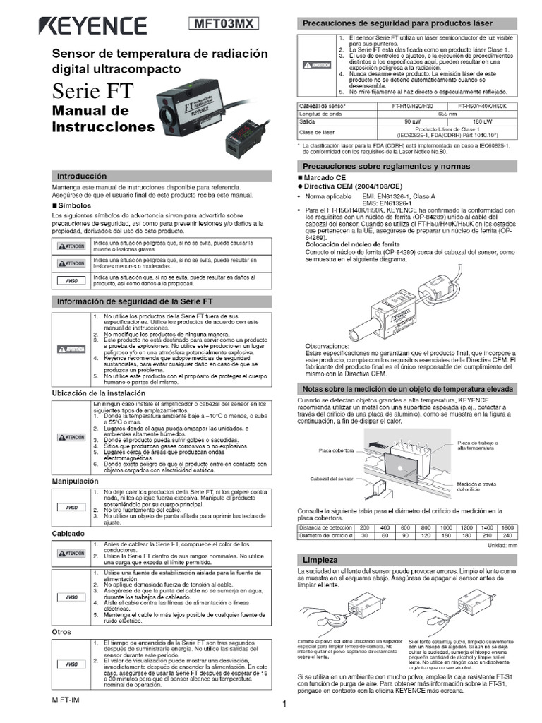Keyence Ft-55ap | PDF