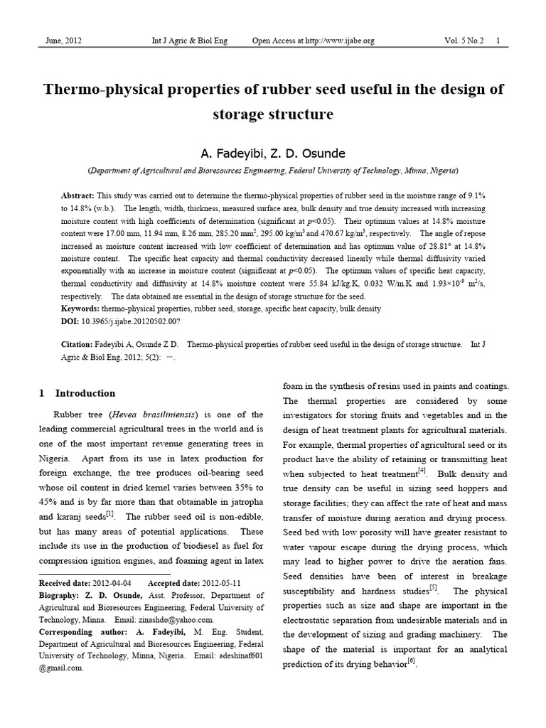 Physical Properties of Rubber | PDF | Science & Mathematics