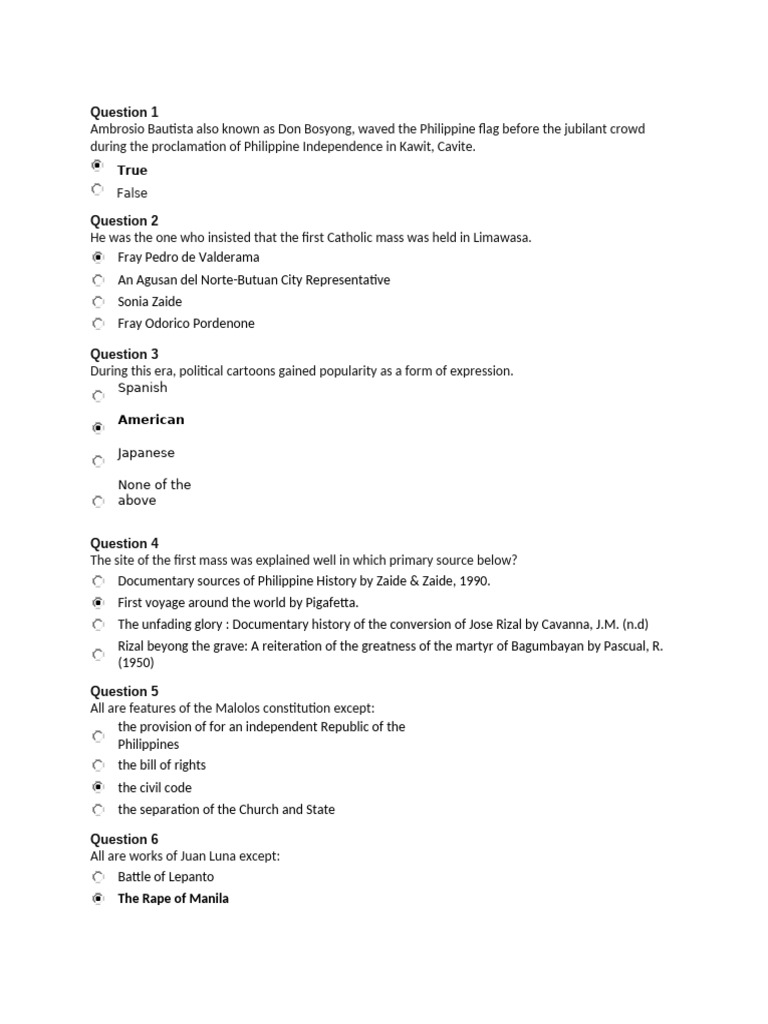 RPH-FINAL-EXAM | PDF | Philippines