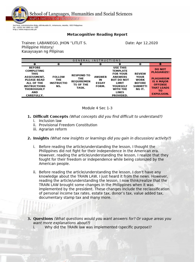 MRR 3 Ged 103 | PDF | Cognition | Learning