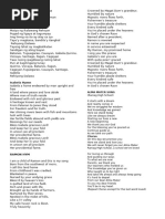 Lyrics of Different Marches and Hymns-1 | PDF