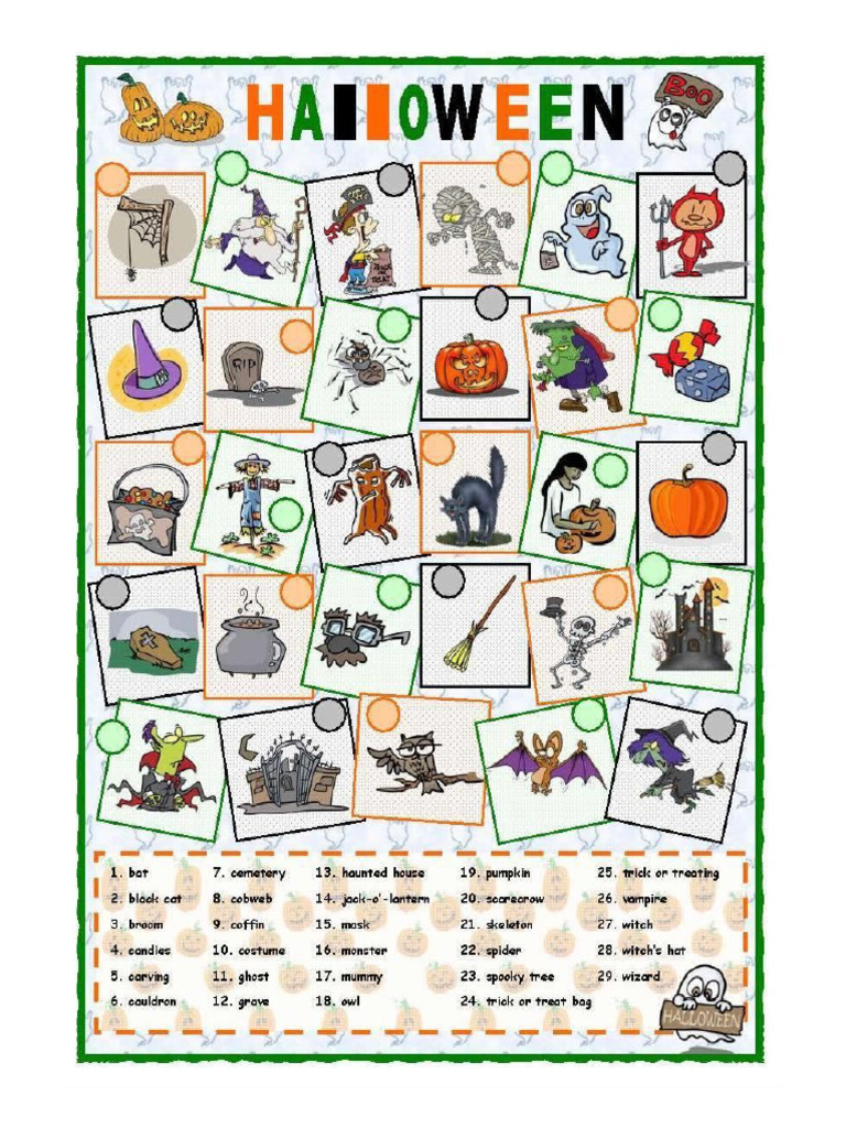 Halloween Worksheets | PDF