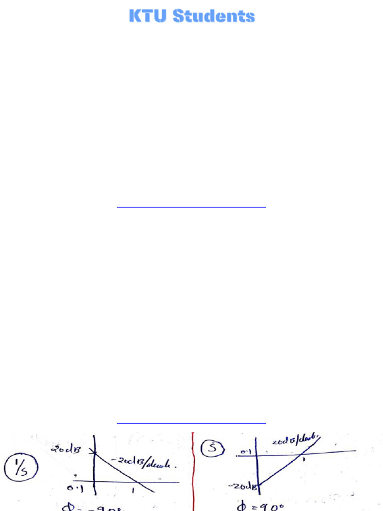 EC409 M4 Control Systems Ktustudents - in | PDF | Electronic Circuits | Applied Mathematics