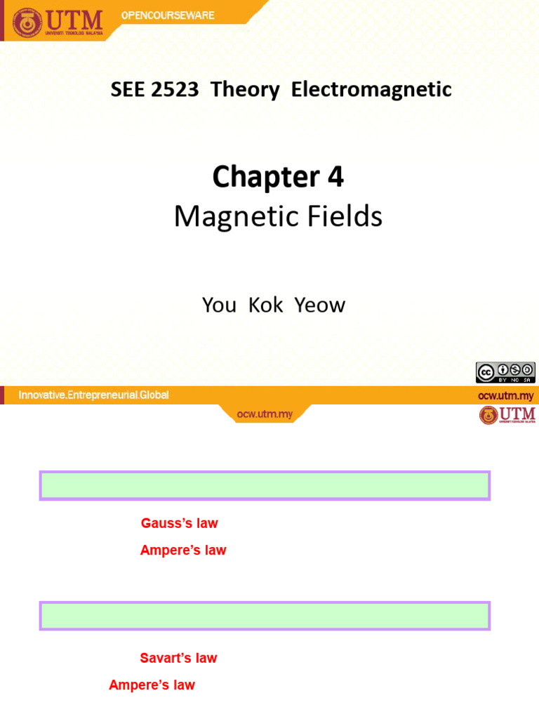 CHAPTER 4 Magnetic Fields | PDF | Magnetism | Ferromagnetism