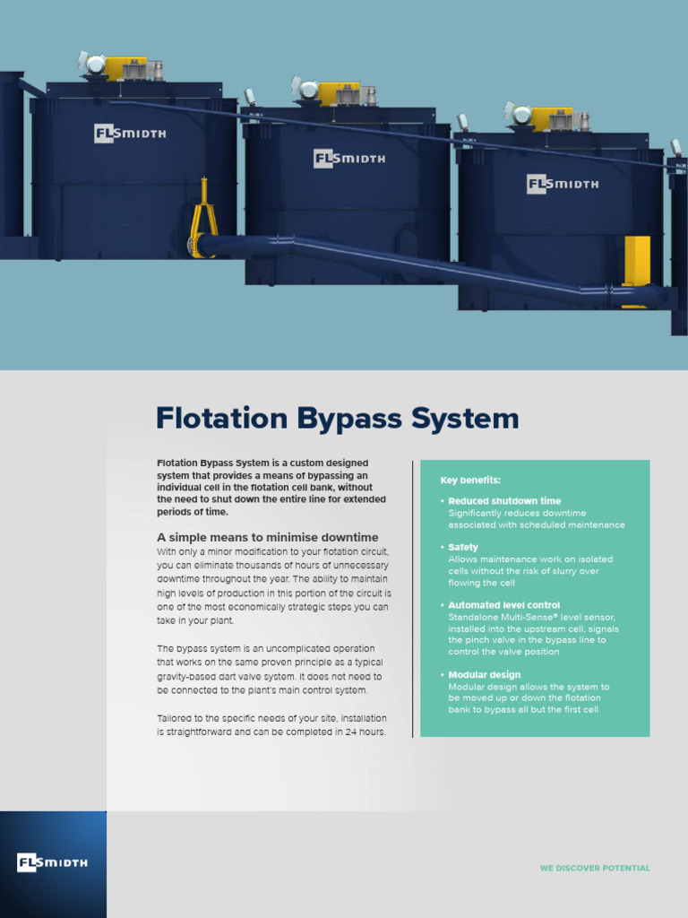 FLSmidth Flotation Bypass | PDF | Valve