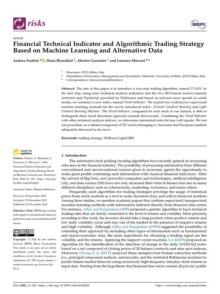 Financial Technical Indicators | PDF | Technical Analysis | Applied Mathematics