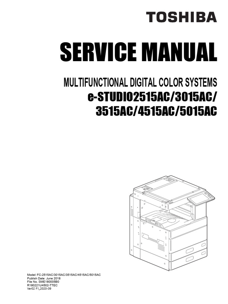 e-STUDIO2515AC 3015AC 3515AC 4515AC 5015AC eS5015AC SM EN 0002 | PDF ...
