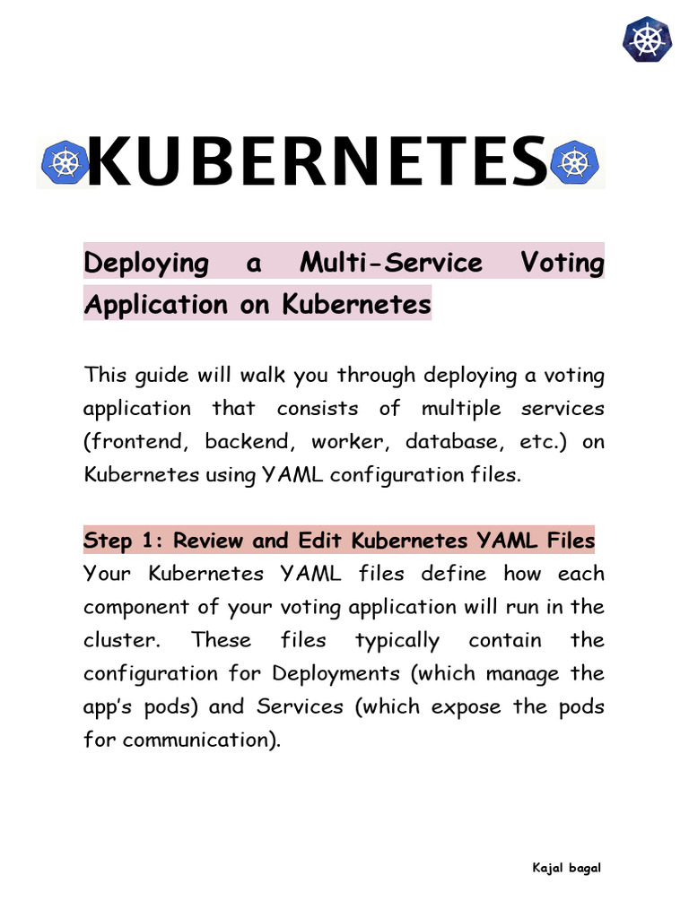 k8s Multitier Application | PDF | Data | Software Engineering
