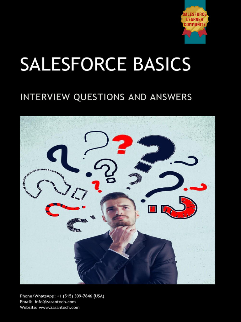 Salesforce Basics Interview Questions and Answers | PDF | Platform As A ... Salesforce Basics Interview Questions and Answers | PDF | Platform As A ...