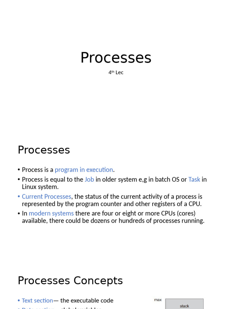Processes | PDF | Process (Computing) | Scheduling (Computing)