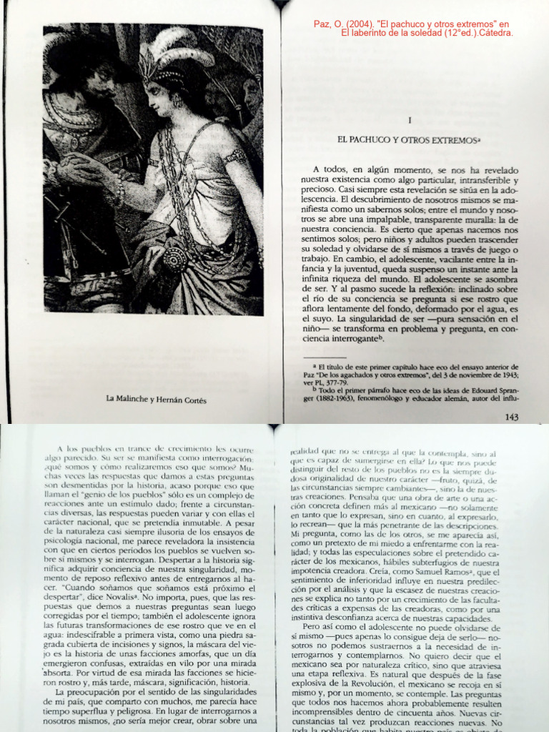 El Pachuco y Otros Extremos (O.Paz) | PDF
