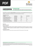 High Density Polyethylene: Cynpol Hd5502 | PDF