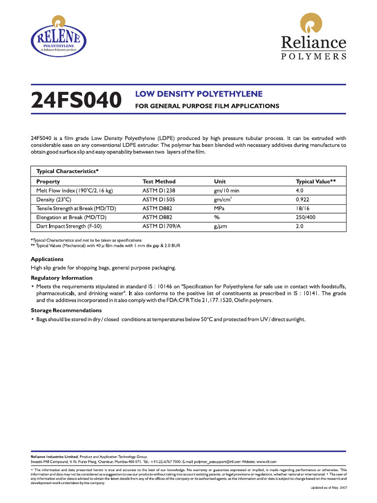 Material Data Sheet - Suction Pipe | PDF