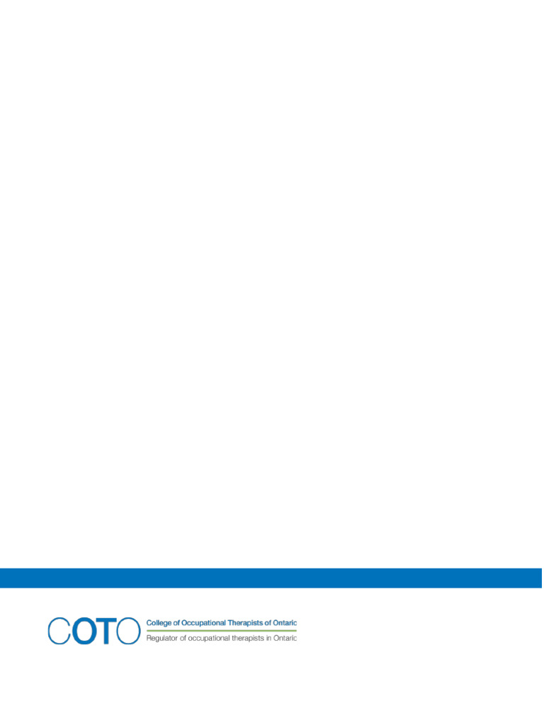 AOTA Standards for Occupational Therapy Records | PDF | Occupational ...