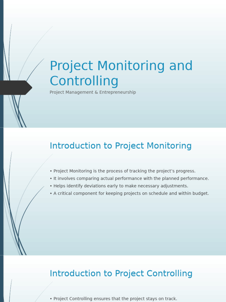 Project Monitoring and Controlling | PDF | Business