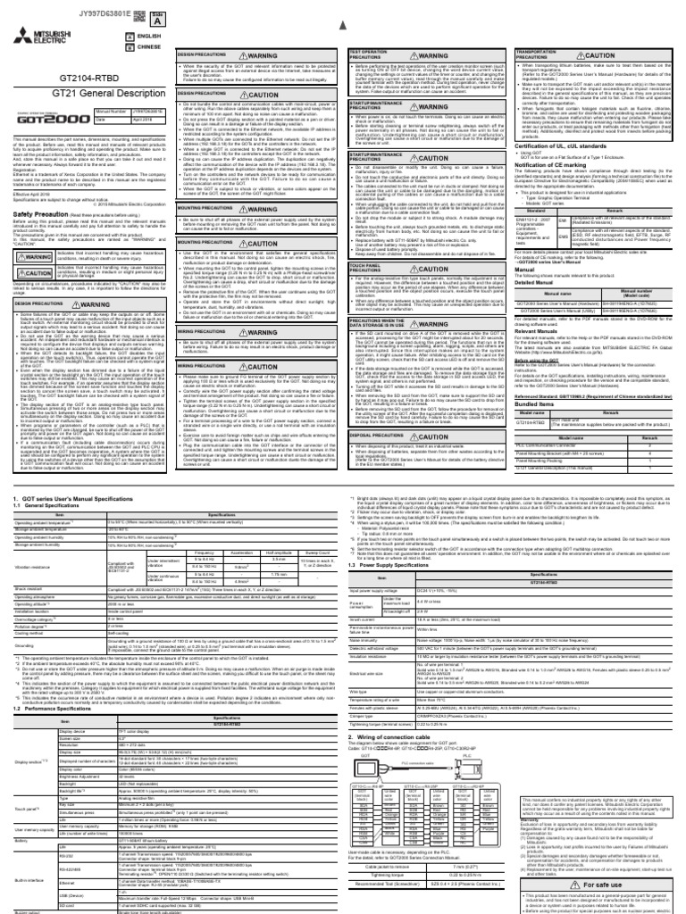 JY997D63801-E - GT21 General Description (GT2104-RTBD) | PDF | Power ...