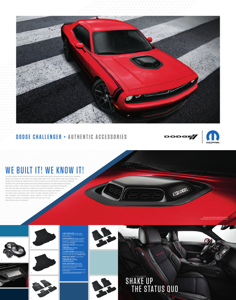 2018 Dodge Challenger | PDF | Car Body Styles | Motor Vehicle