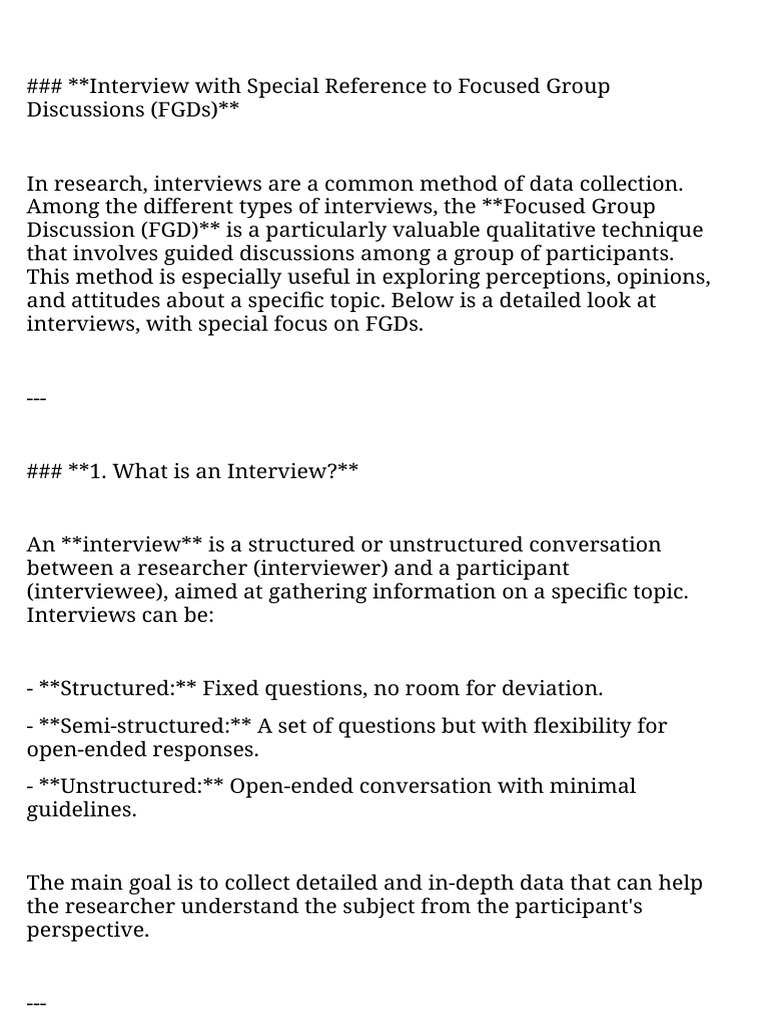 3rd Chap | PDF | Focus Group | Cognition