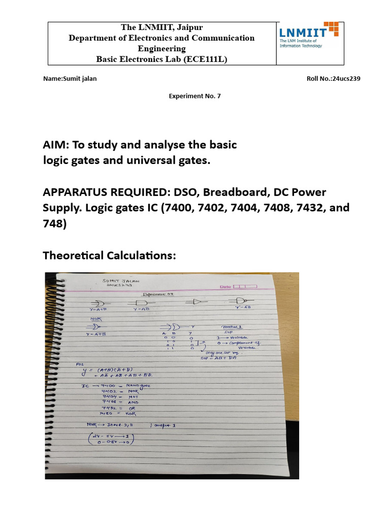 24ucs239 - Experiment 7 | PDF | Computers | Technology & Engineering