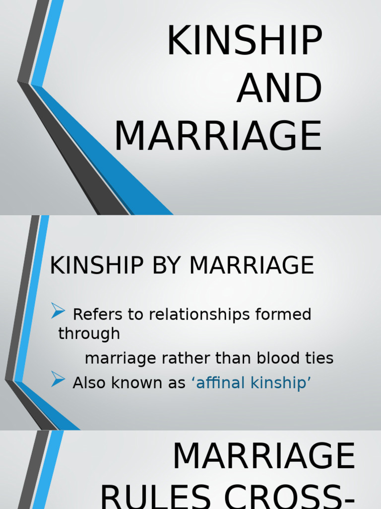 UCSP Kinship and Marriage | PDF | Marriage | Family