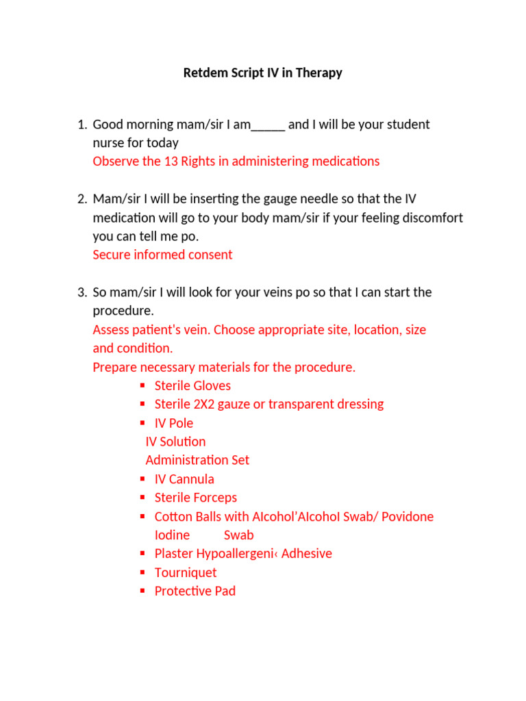 Retdem Script IV in Theraphy | PDF | Wellness