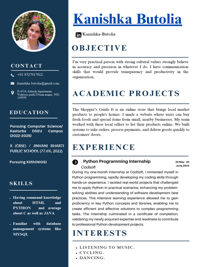 Python Programming Internship Experience | PDF | Computer Programming | Expert