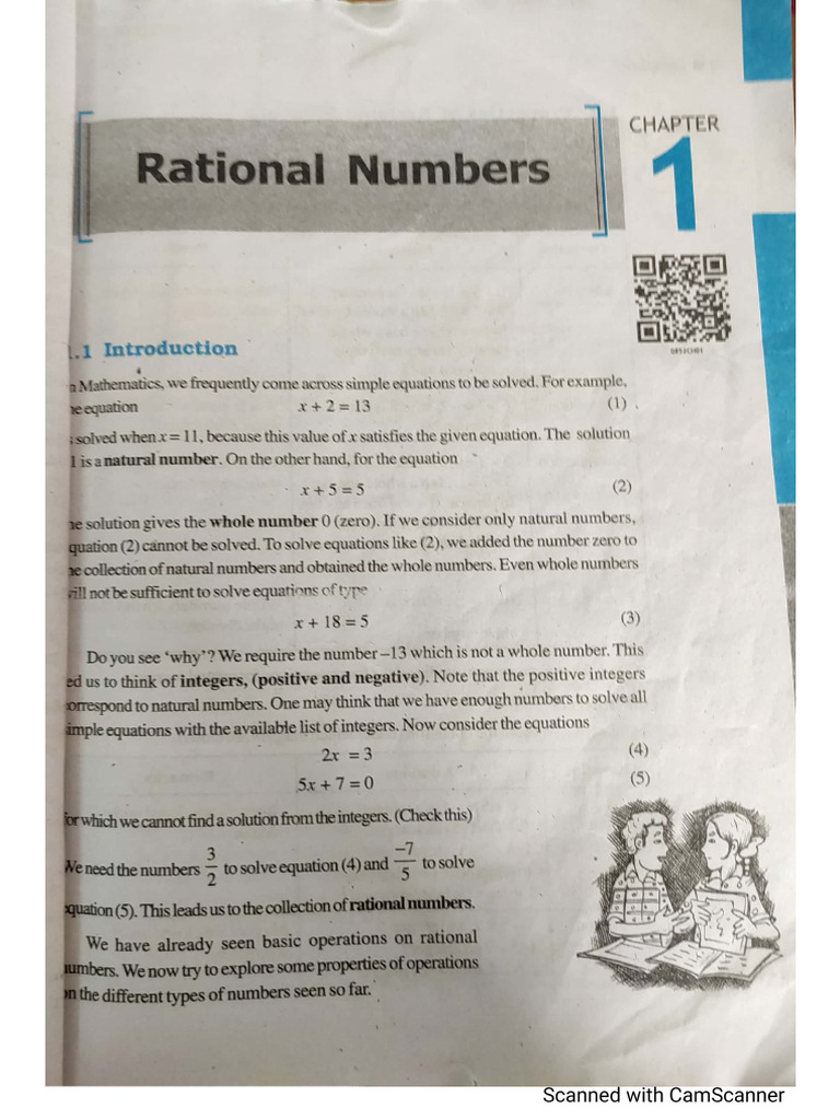 Rational Numbers Grade-8 | PDF