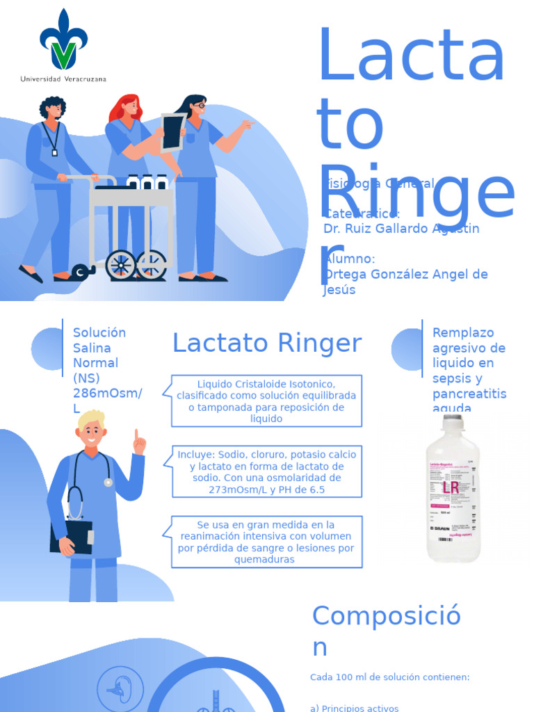 Lactato Ringer | PDF | Edema | Ácido láctico
