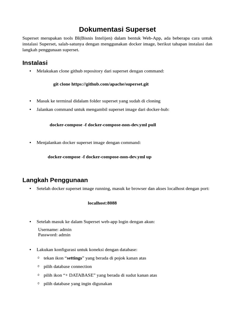 Dokumentasi Superset | PDF