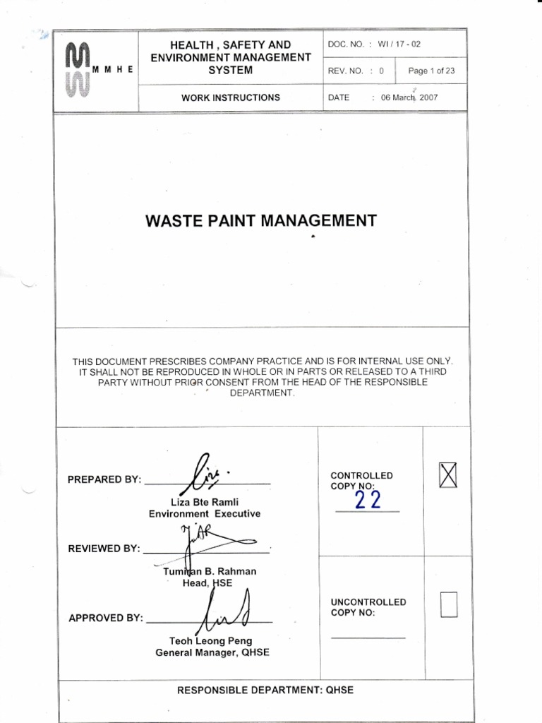 Guide To Managing Paint Waste Metro