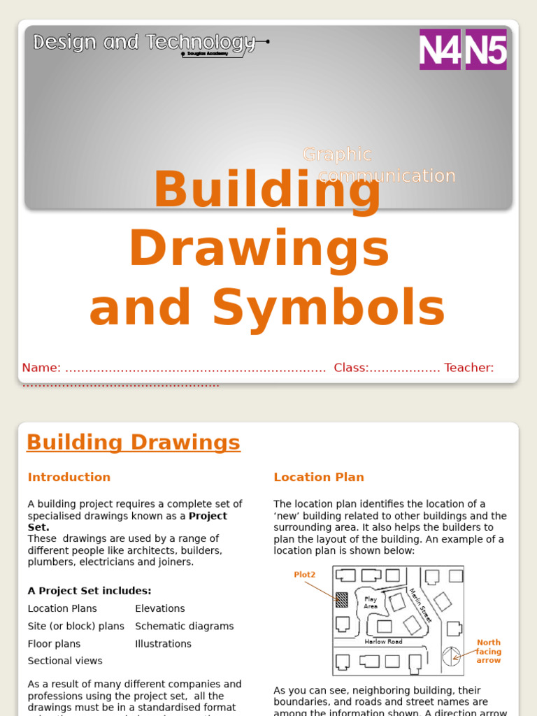 Building Drawings and Symbols Overview | PDF