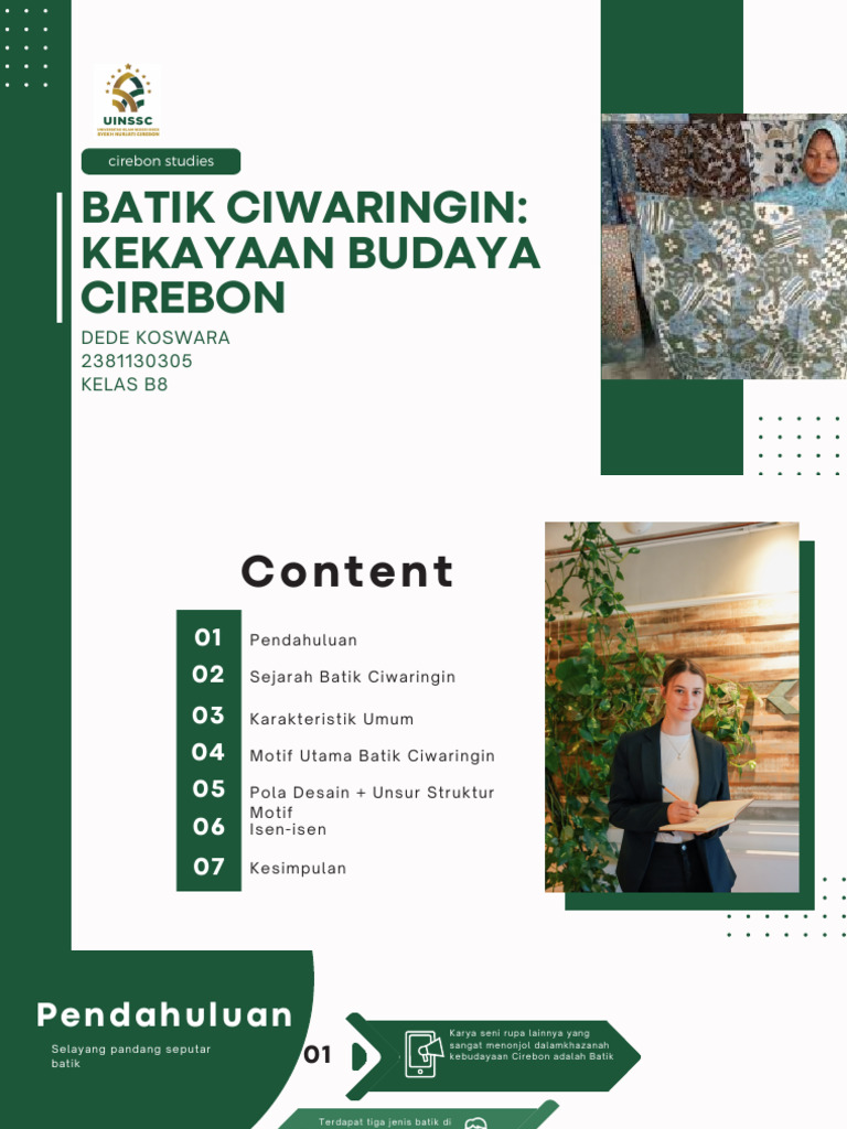 Tugas Batik Cirebon DedeKoswara B8 | PDF